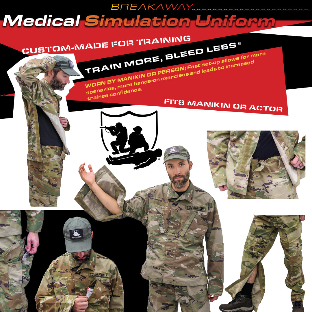 Breakaway Medical Simulation™ Uniform - Set, OCP Pattern – Techline Trauma
